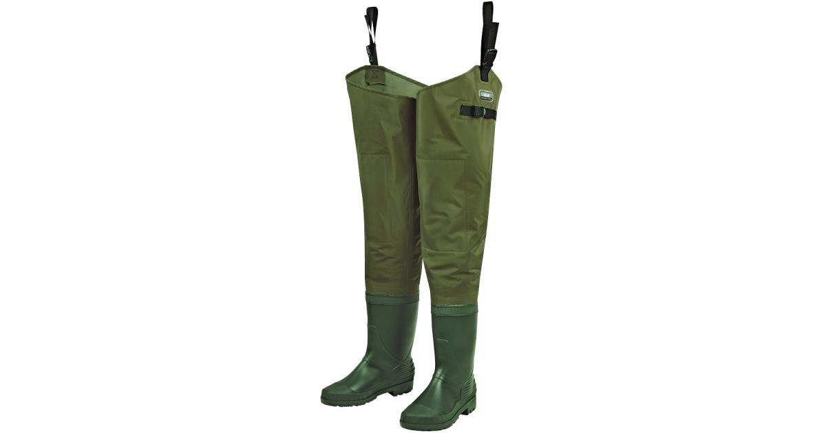 Dam Broďáky Hydroforce Nylon Taslan Hip Wader Bootfoot Green