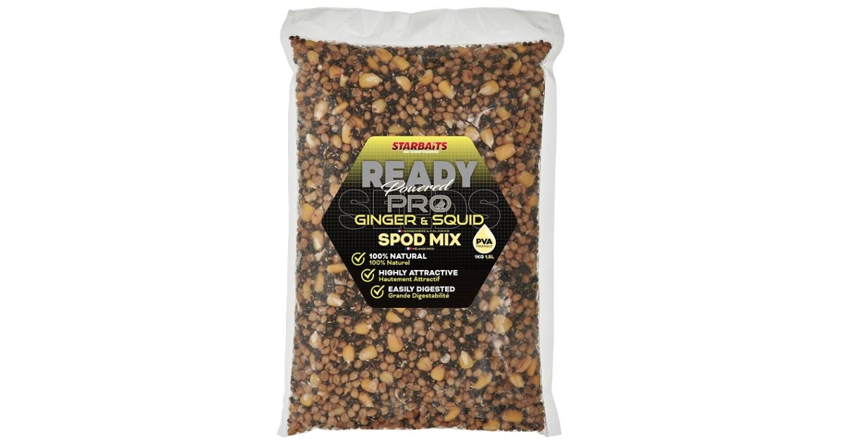Starbaits Zmes Spod Mix Ready Seeds Pro Ginger Squid