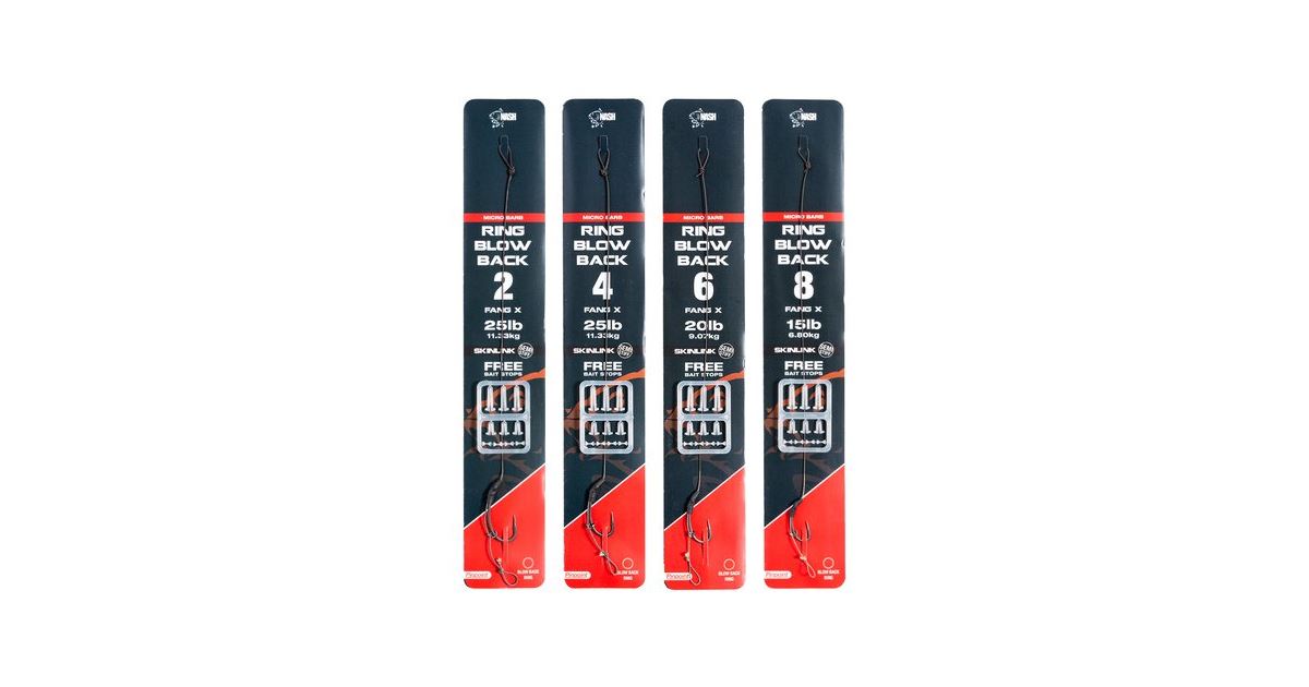 Nash Náväzec Ring Blow Back Rig Micro Barbed 9,07 kg