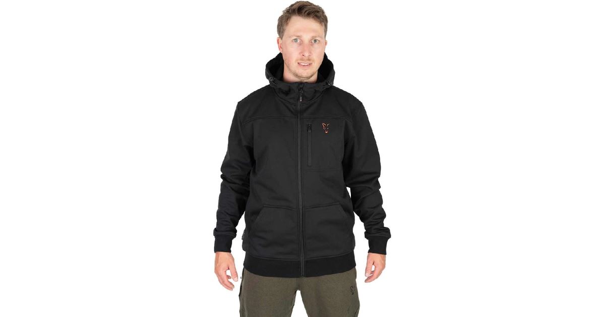 Fox Bunda Collection Soft Shell Jacket Black Orange
