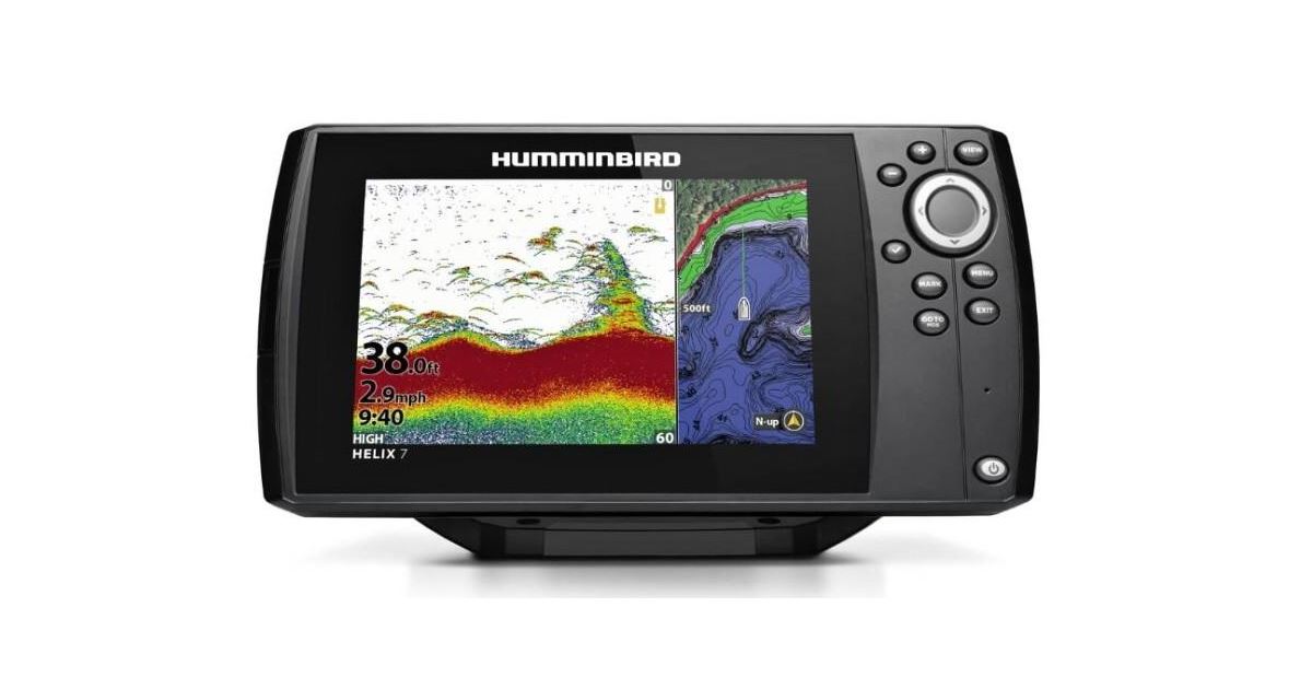 Humminbird Helix 7x Chirp GPS G3N + Autochart Zero Lines Map Card