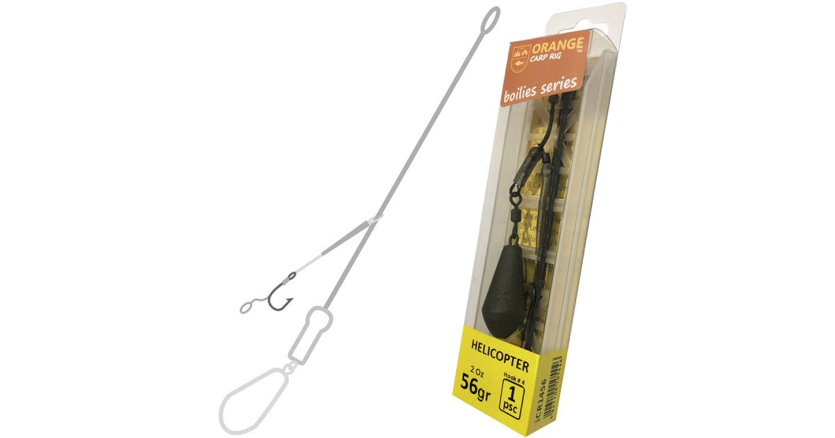 Life Orange Carp Rig Helicopter