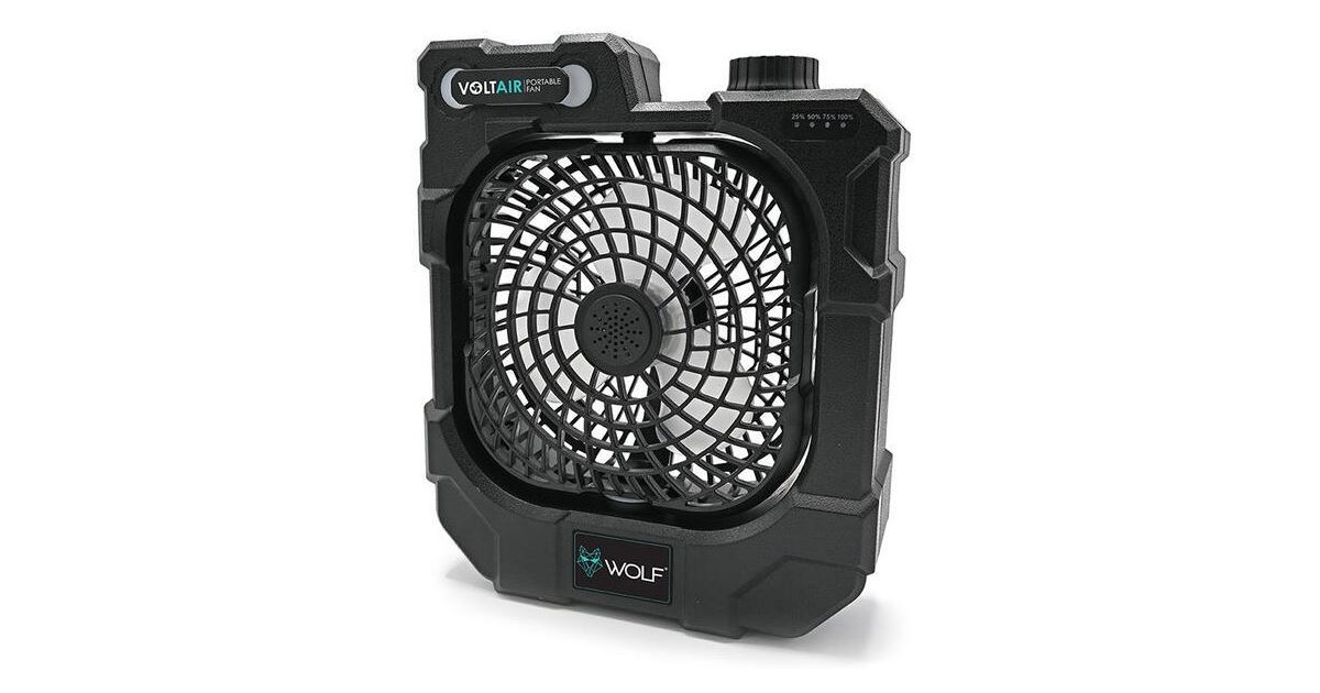 Wolf Vetrák Voltair Portable Fan a Powerbank