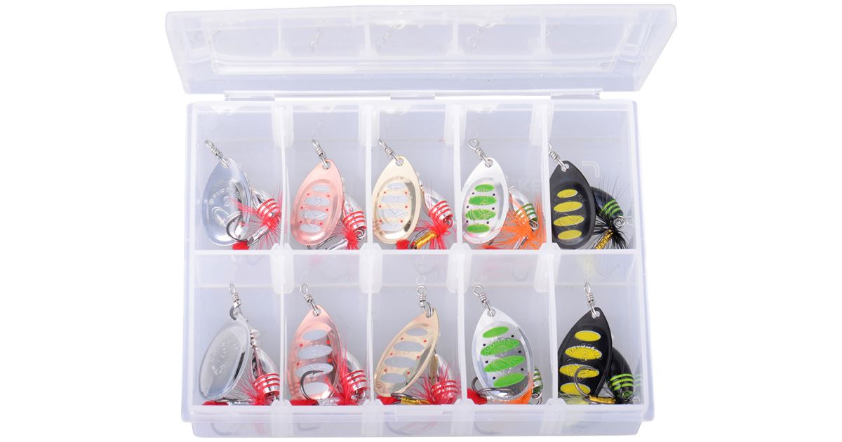 Savage Gear Rotačky Rotex Spinner Kit 2 3a 3 8 g Sinking 10 ks